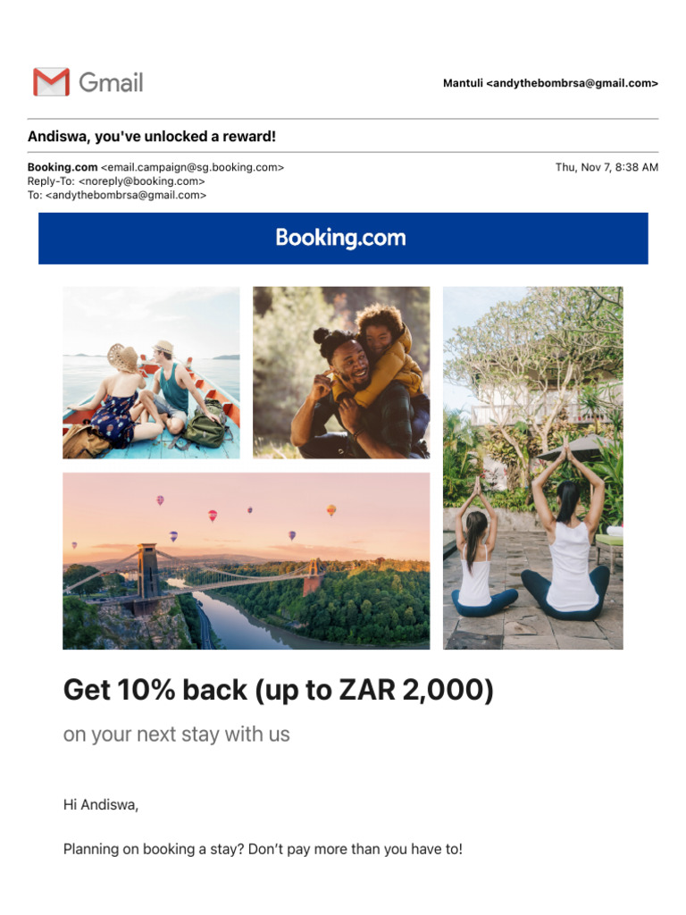 Andiswa, You'Ve Unlocked A Reward! | PDF