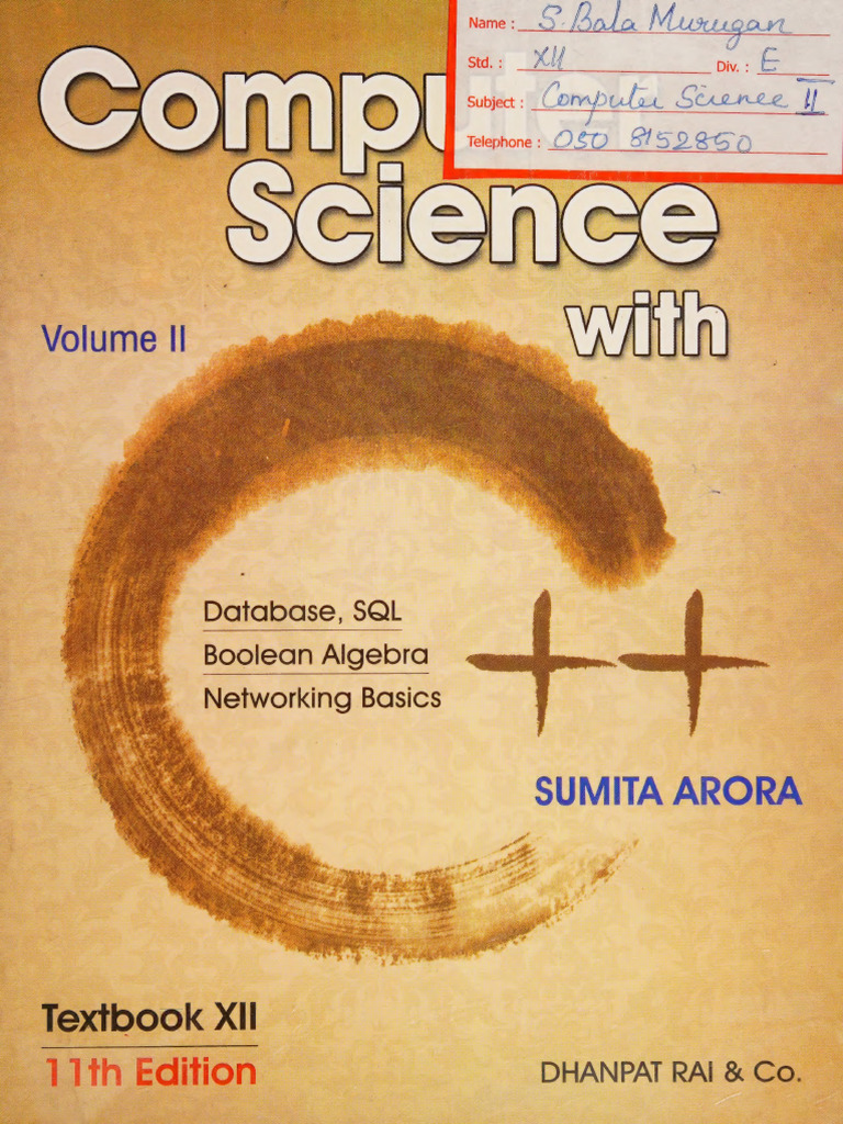 Sumita Arora - : Database, SQL | PDF | Computer Network | Network Topology