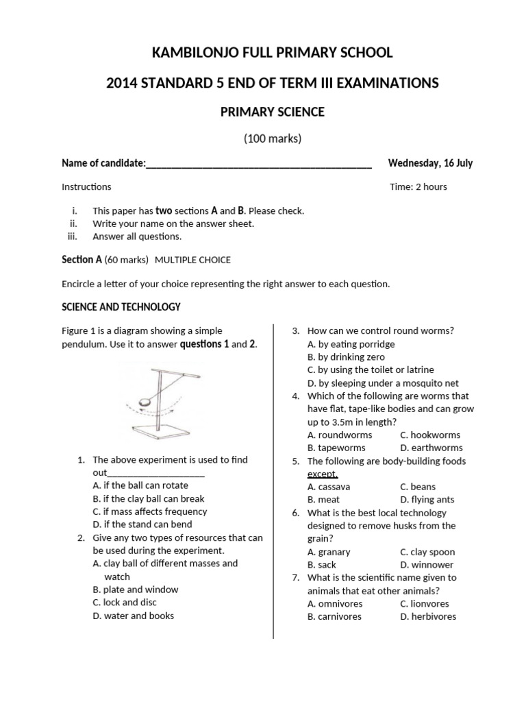 Std 5 Primary Science | PDF | Agriculture | Horticulture