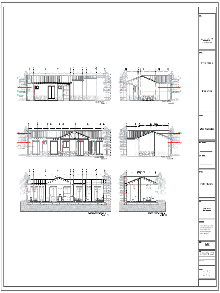 Plano Arq 2 | PDF | Techo | Ingeniería de Edificación