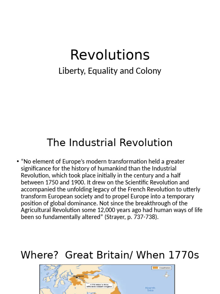 Industrial Revolution's Global Impact | PDF | American Revolution ...