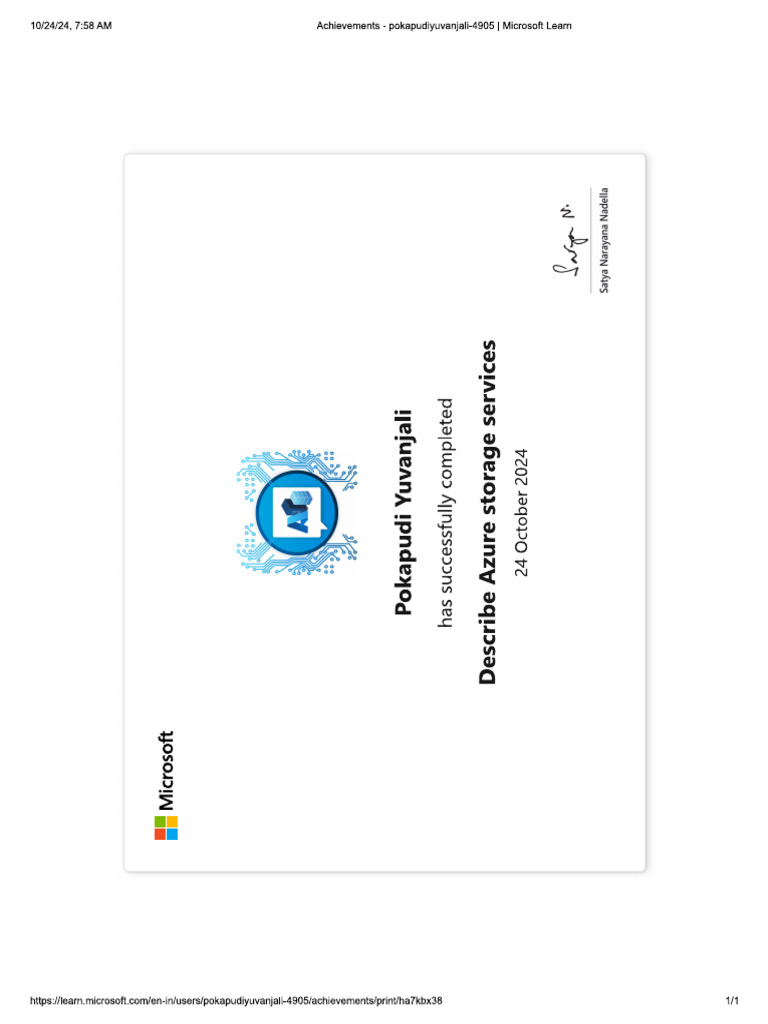Az Certificate | PDF