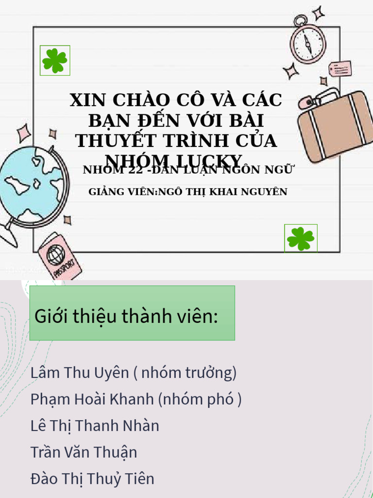 Bai Thuyet Trinh Nhom Lucky | PDF