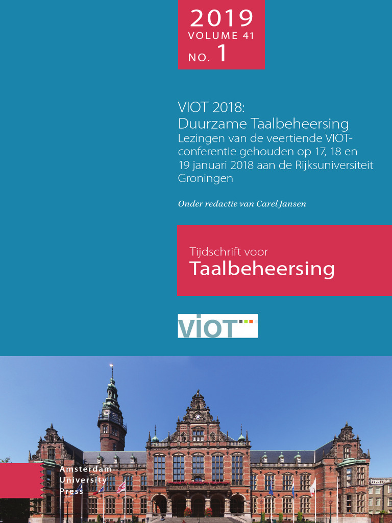 VIOT 2018: Duurzame Taalbeheersing | PDF