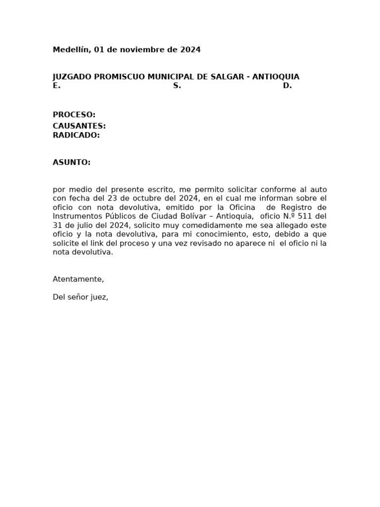 Memorial Nota Devolutiva | PDF