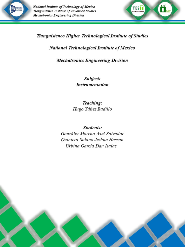 Intrumentacion_Practica_1 | PDF | Instrumentation | Phase (Matter)