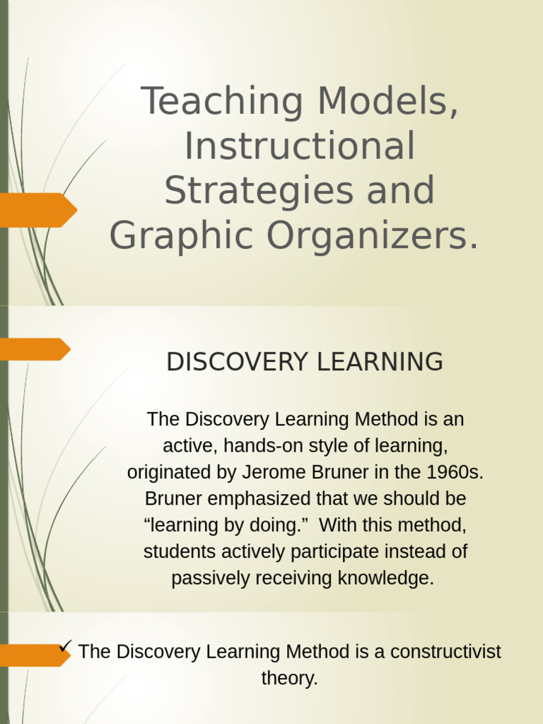 Discovery Learning and Teaching Models | PDF | Inquiry Based Learning ...