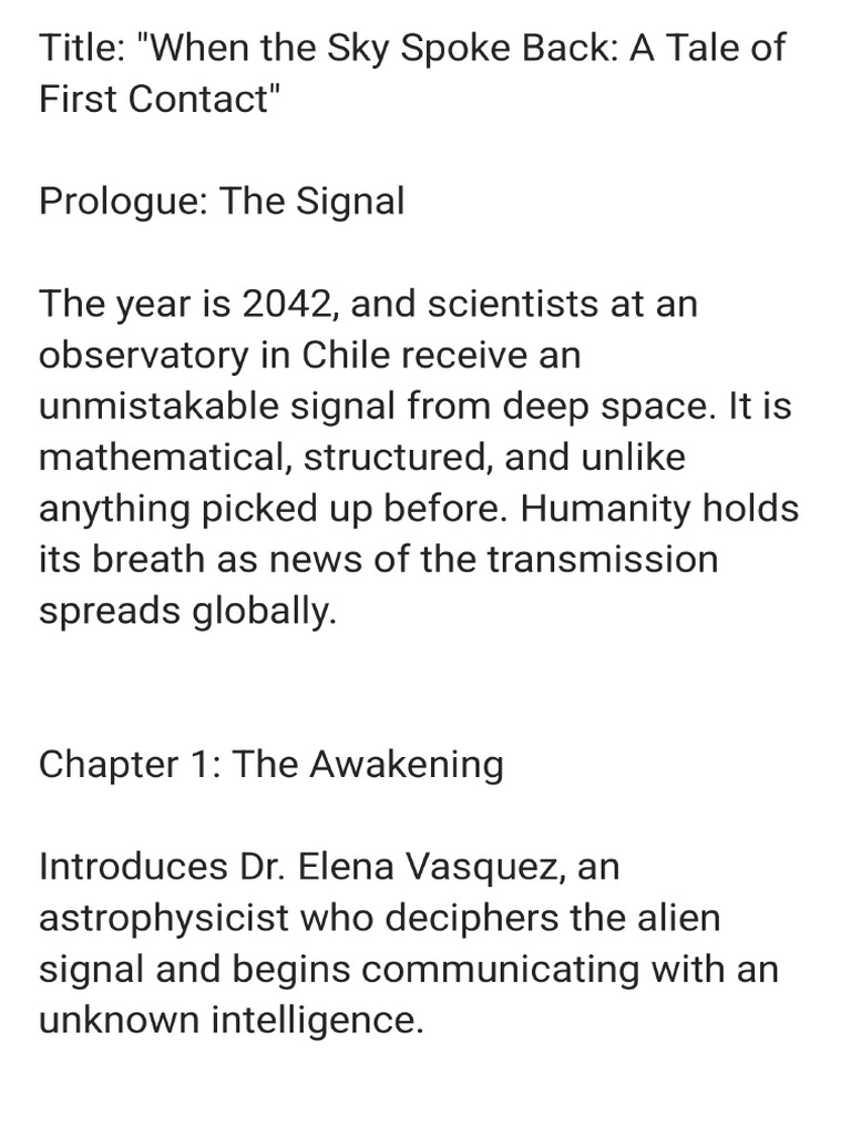 When The Sky Spoke Back | PDF