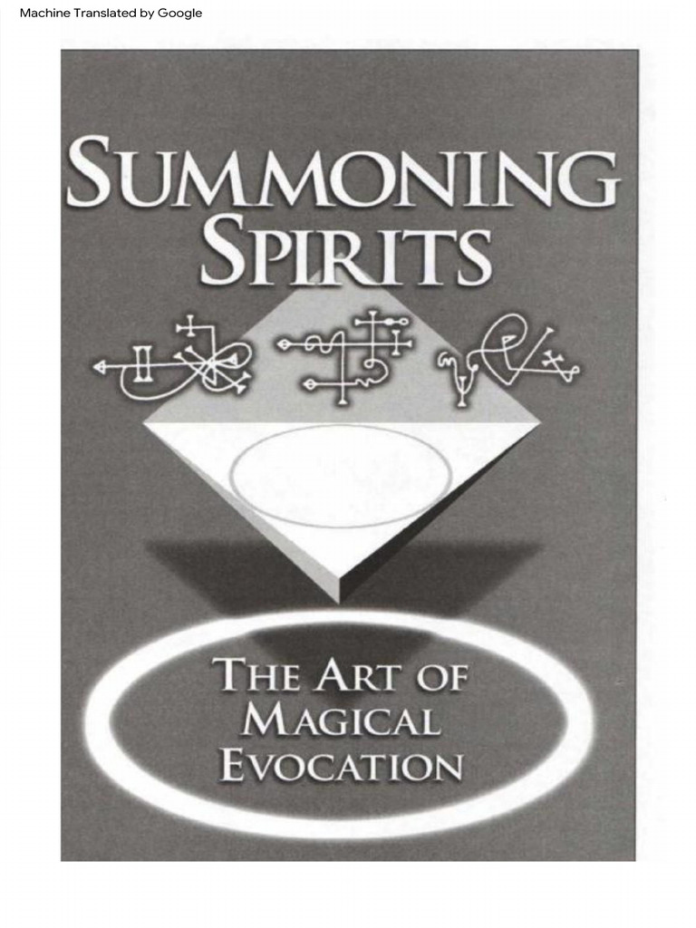 Summoning Spirits Konstantinos | PDF