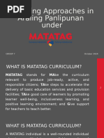 General Shaping Paper of The MATATAG Curriculum1 | PDF | Curriculum ...