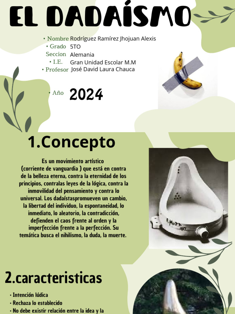 Dadaísmo: Arte, Características y Duchamp | PDF | Las artes