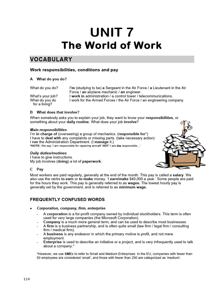 Tema 7 Inglés SLP | PDF | Occupational Safety And Health | Employment