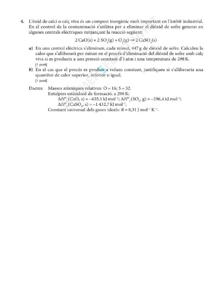 Ejercicios Termo | PDF