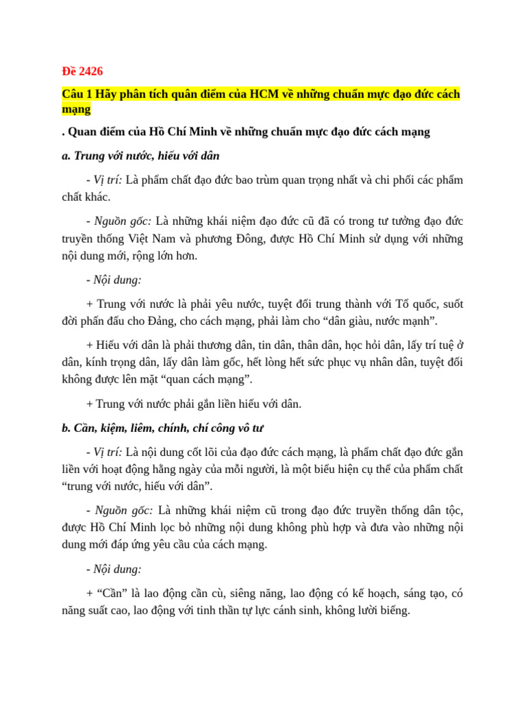 Đề 2426 | PDF