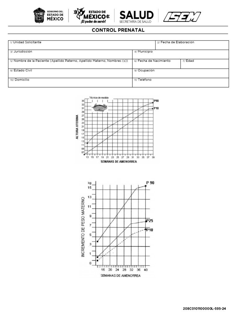 Control Prenatal | PDF | Obesidad | El embarazo