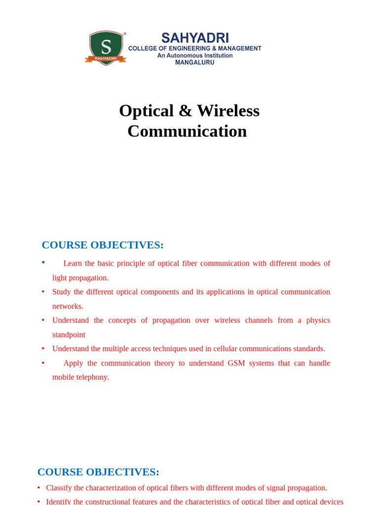 Owc 21ec72 M1 | PDF | Optical Fiber | Waveguide