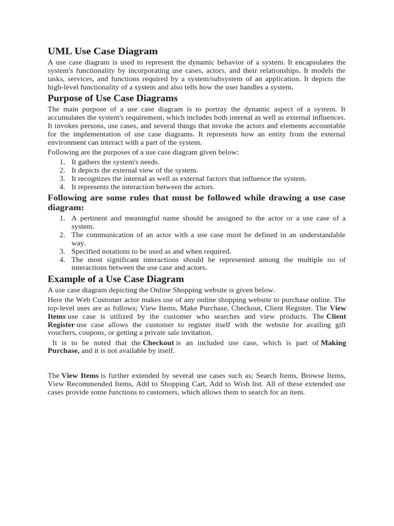 UML Use Case Diagram Gaurav U | PDF | Use Case | System