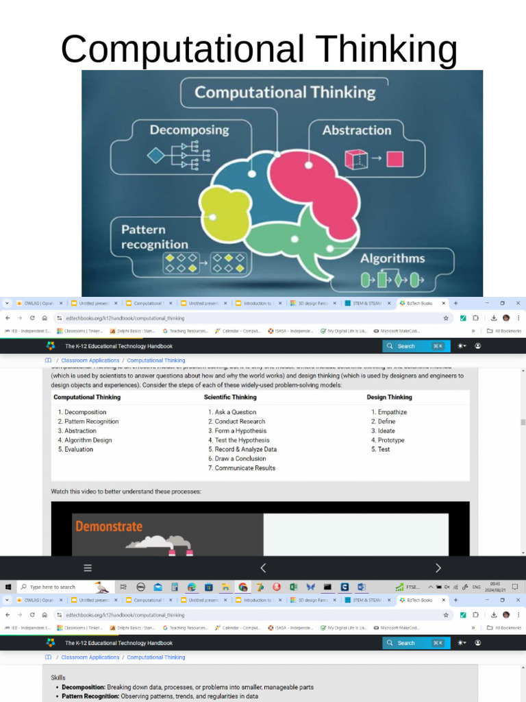 Computational Thinking - GR 9 | PDF | Algorithms | Thought