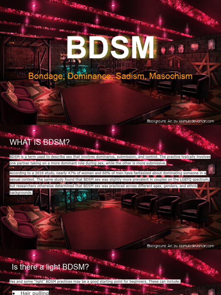 BDSM Chatter Training | PDF | Dominance And Submission | Bdsm