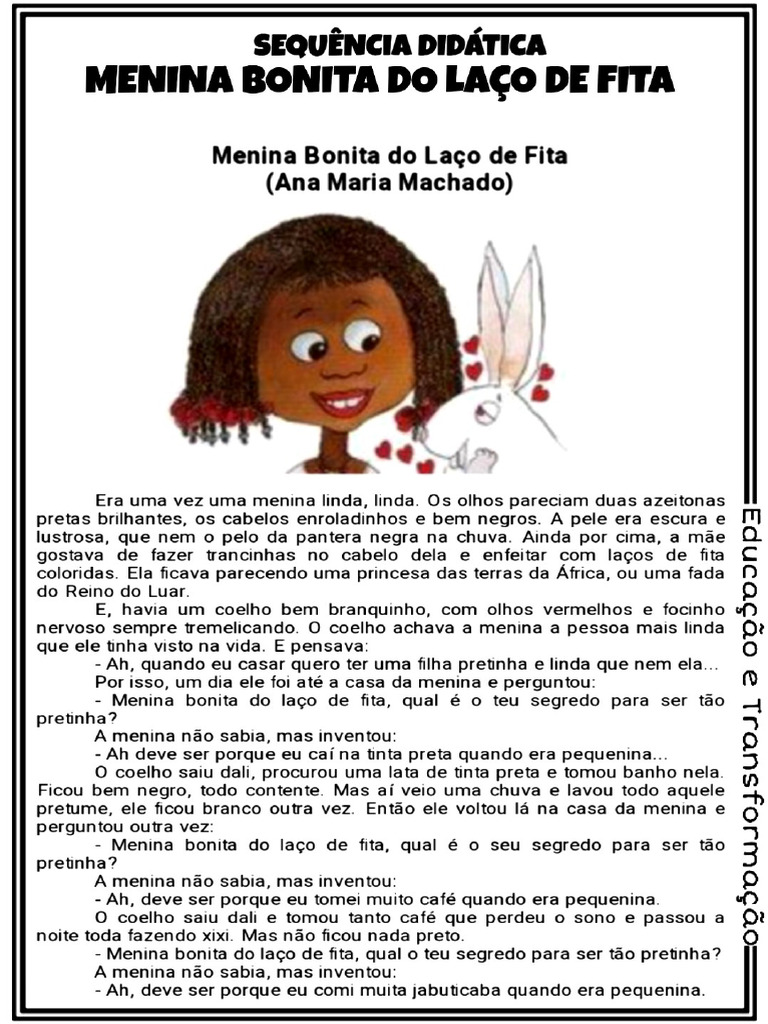 A Menina Bonita Do Laco de Fita | PDF
