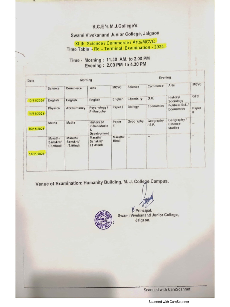 Re-Terminal Examination-2024 | PDF