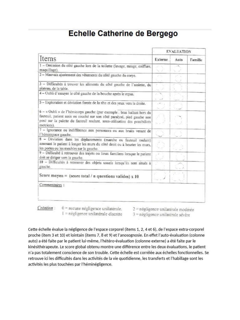 Catherine Bergego Scale Echelle | PDF