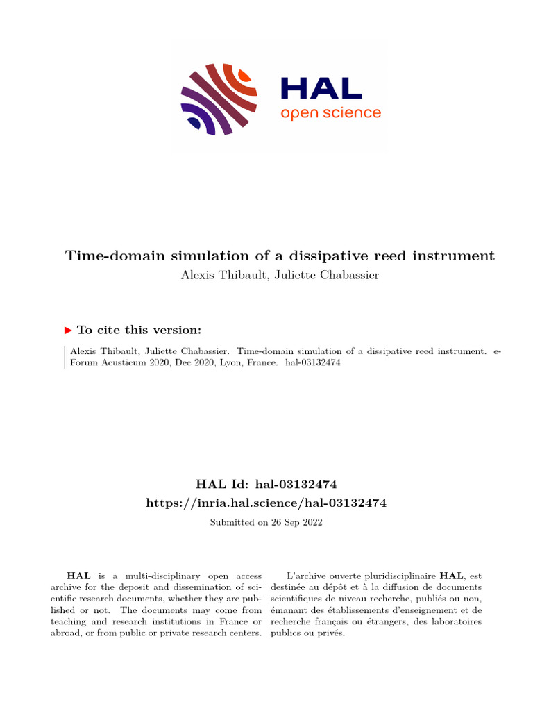 1 FA2020 332 ThibaultChabassier | PDF | Finite Element Method | Matrix (Mathematics)