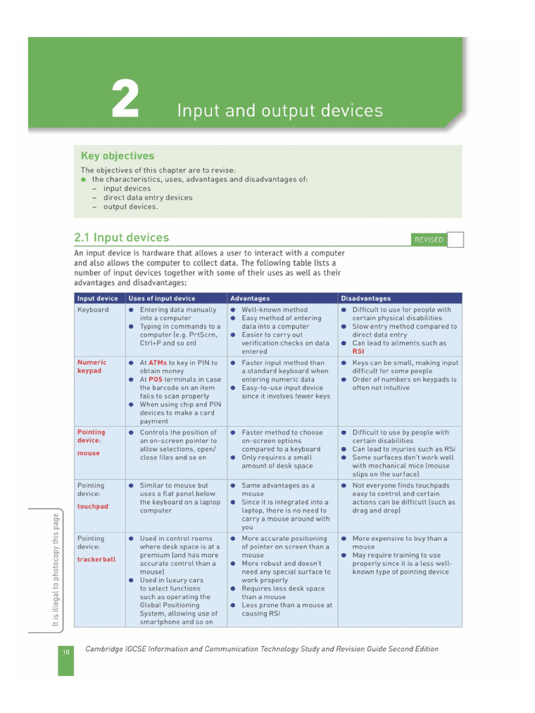 ICT 0417-Revision-Lesson2 | PDF