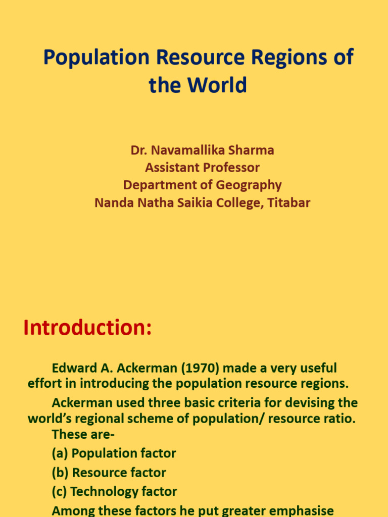 Population-Resource Regions | PDF | Asia | Desert