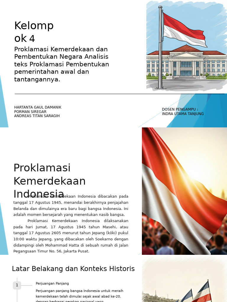 Proklamasi Kemerdekaan Indonesia | PDF | Politik