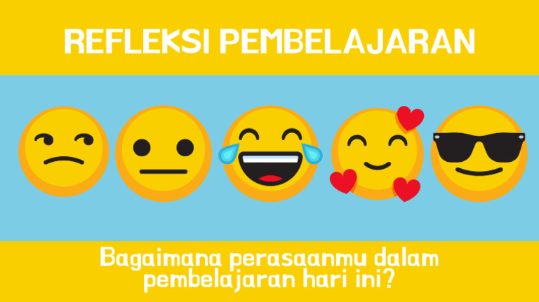 Emoticon Refleksi Pembelajaran | PDF