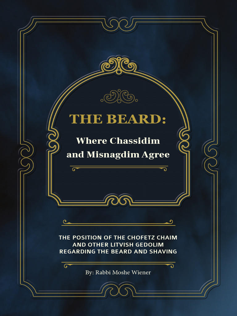 The Beard: Where Chassidim and Misnagdim Agree | PDF | Haredi Judaism ...