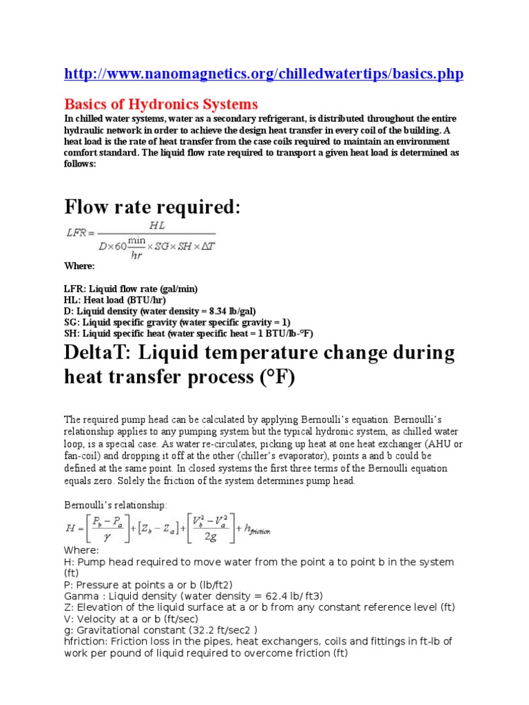 Basic of Hydronics Systems | PDF | Valve | Dynamics (Mechanics)