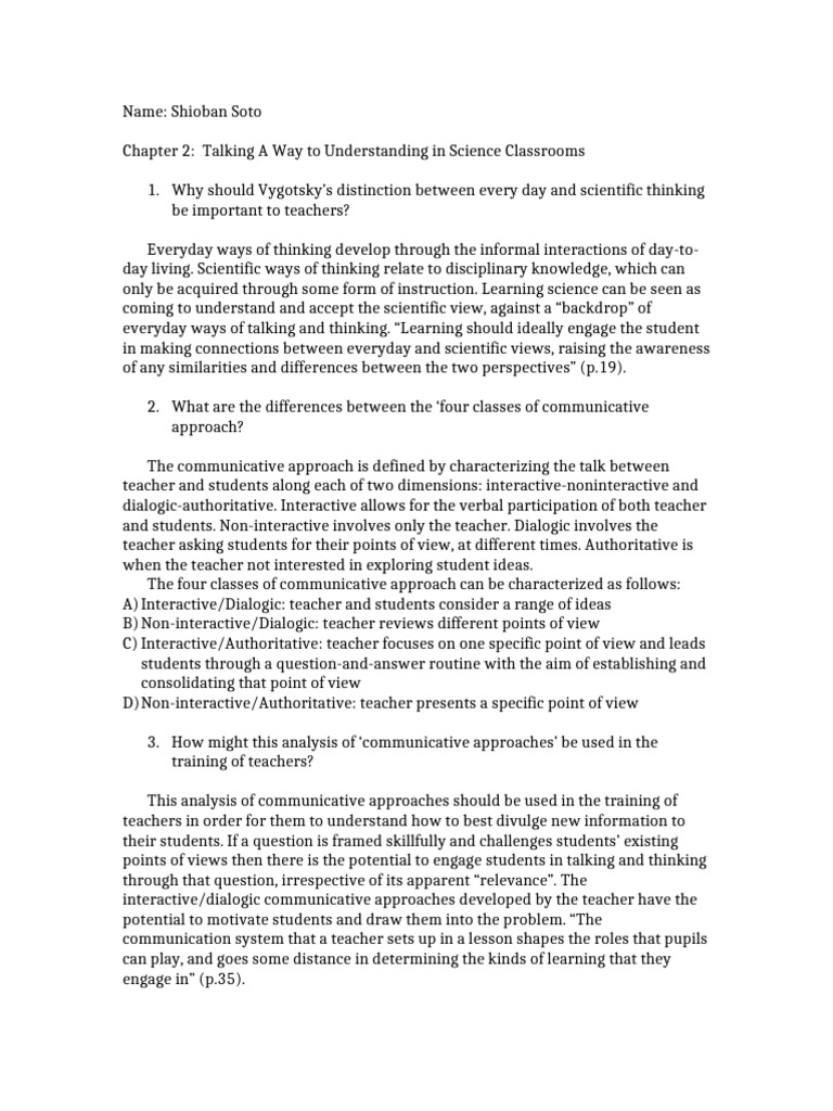 Chapter 2 Discussion Questions | PDF | Learning | Teachers