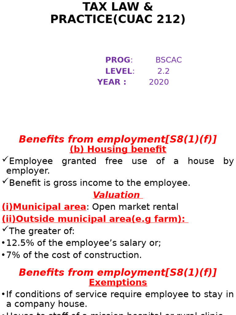 Specific Inclusions in Gross Income Lecture Summary (Third) 2020 | PDF ...