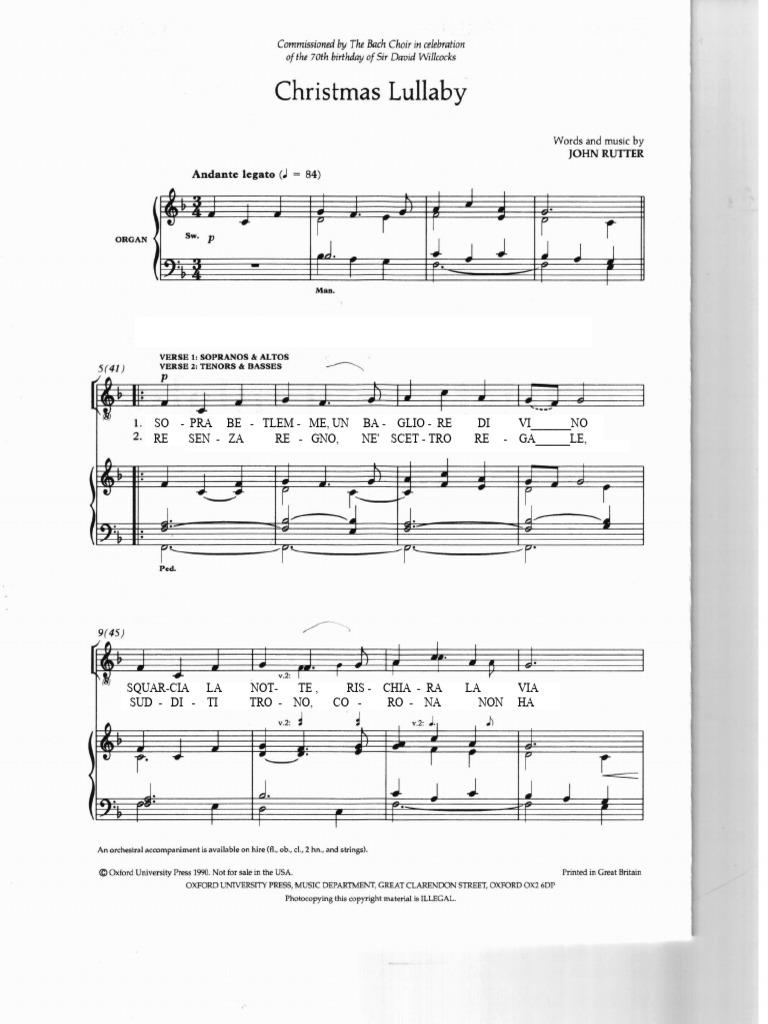 Christmas-Lullaby ITALIANO | PDF