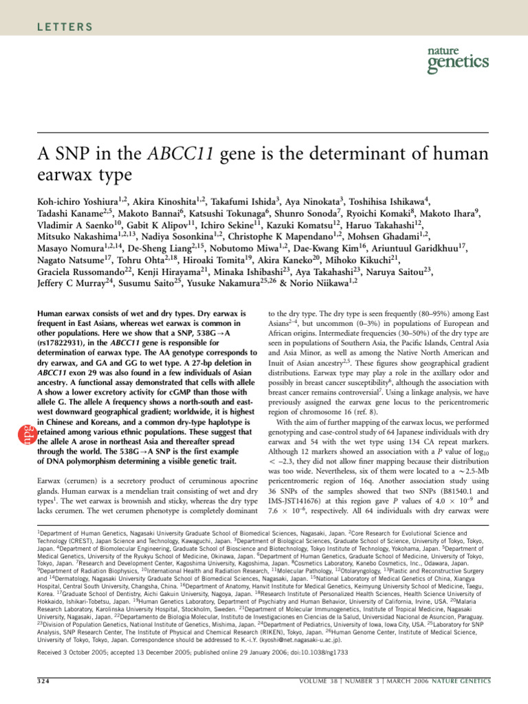 Nature Genetics Finding Gene | PDF | Zygosity | Single Nucleotide ...
