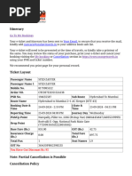 Bus Ticket Format in Word | PDF
