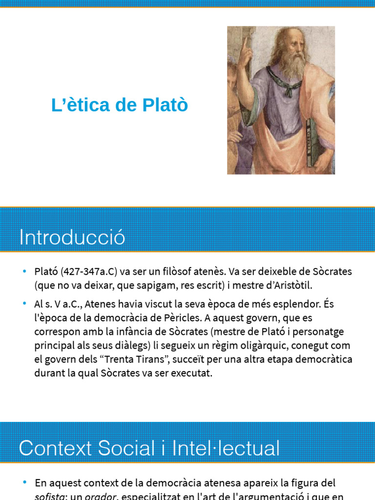 Ética de Platón: Felicidad y Justicia | PDF | Filosofía griega antigua ...