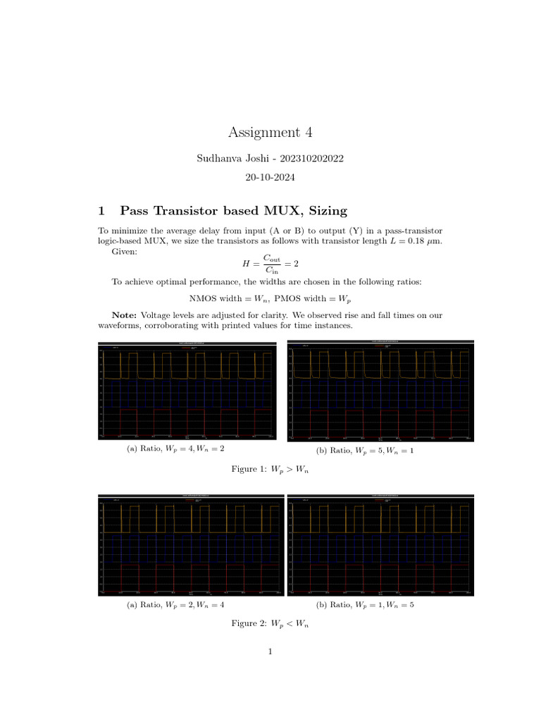 Report A4 | PDF | Electronic Design | Electrical Circuits