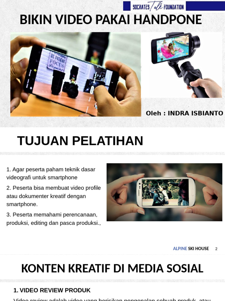 Bikin Video Pakai Handpone | PDF