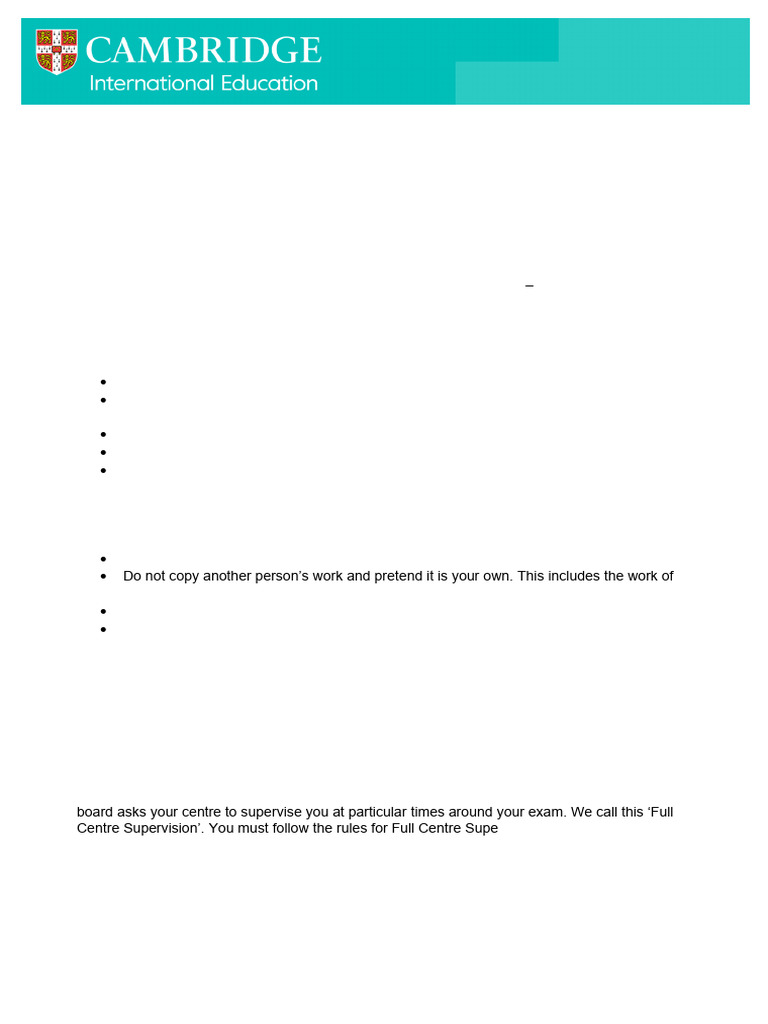 Information For Candidates | PDF | Information | Human Communication