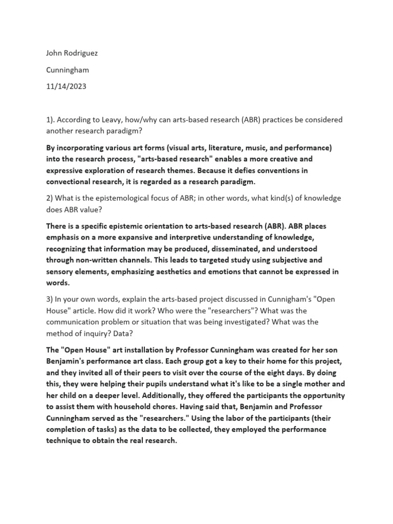 Microsoft Word - WW6 John Rodriguez | PDF | Knowledge | Epistemology