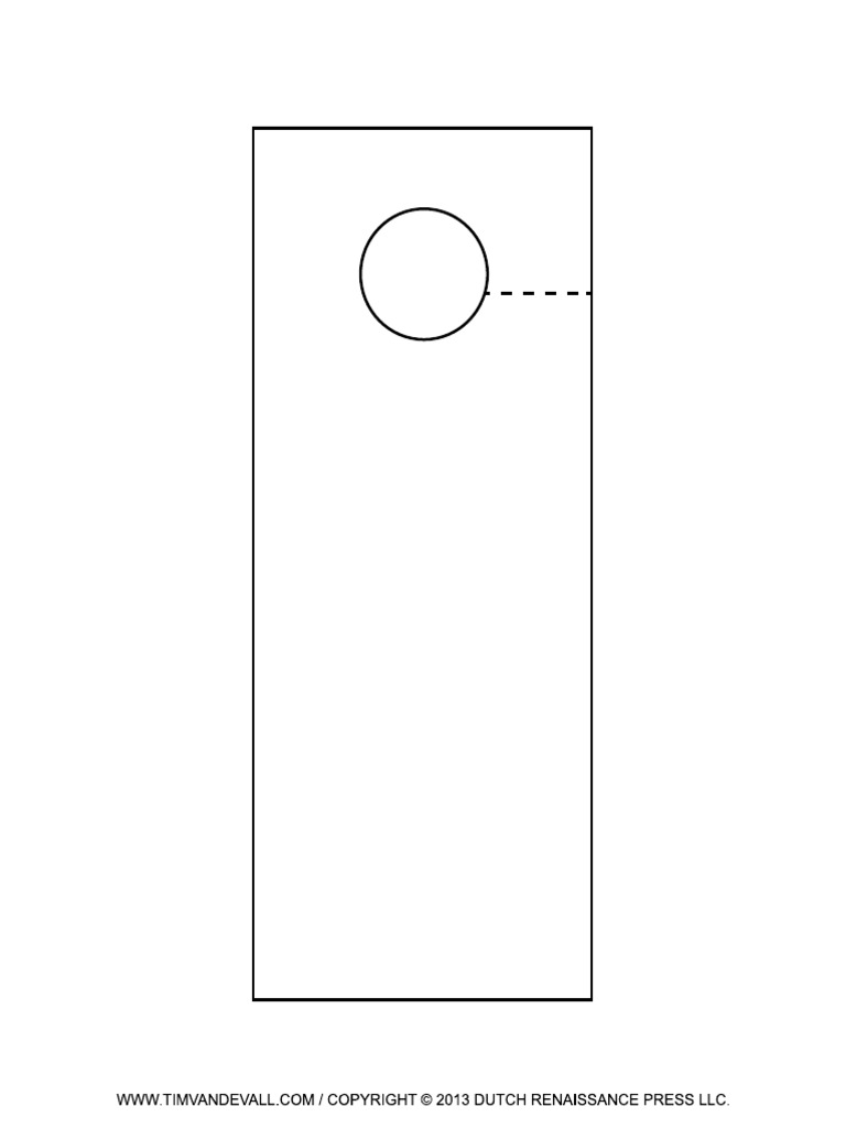 Door Hanger Template | PDF