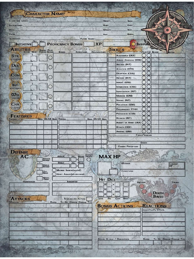 TOTS Character Sheet Page-0001mejoras | PDF