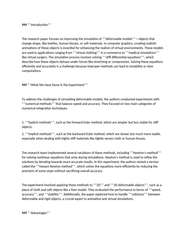 Numerical Method | PDF | Simulation | Applied Mathematics