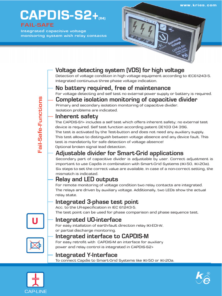 Capdis S2+R4 V4 e | PDF | Relay | Capacitor