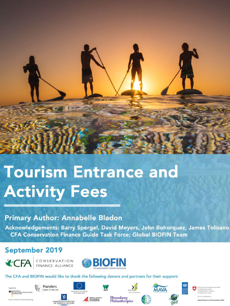 CFA Tourism+Entrance+and+Activity+Fees | PDF | Tourism | Taxes
