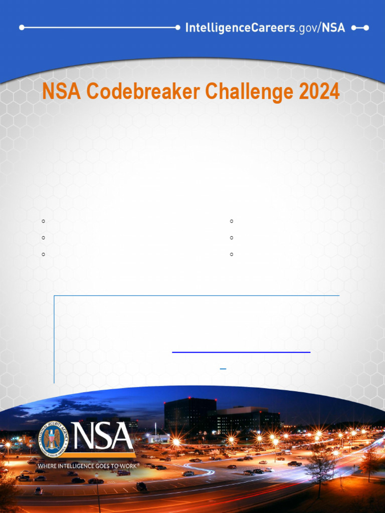Codebreaker Challenge Flyer 2024 | PDF | Art | Computers