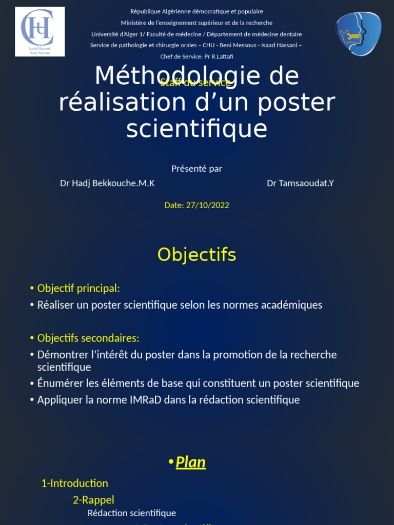 Methodologie de Realisation D Un Poster Scientifique | PDF